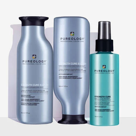 Pureology Strength Cure Toning & Brightening Hair Care Set – salon ...